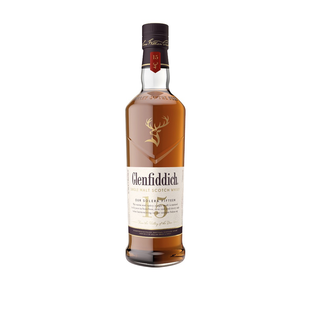 Whisky escocés 100% malta, 15 años, Solera Reseve