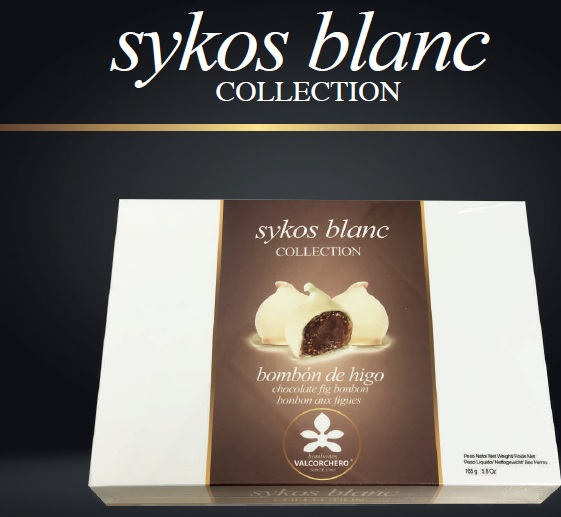 Bombones de higo gourmet rellenos de crema de avellana cubiertos con una capa de chocolate ...