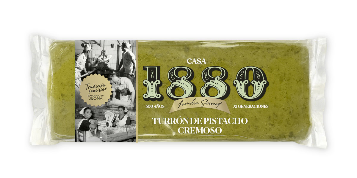 TURRÓN DE PISTACHO CREMOSO | Grupo Gourmets