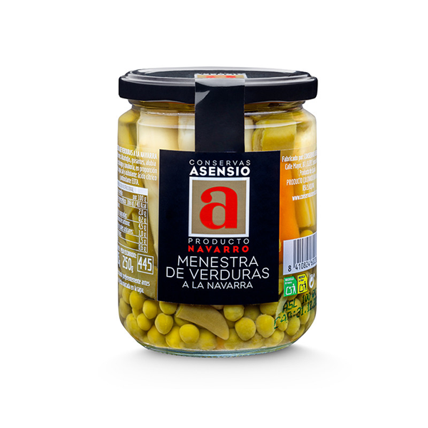 Menestra de verduras Extra REF16 (405 peso neto y 250 peso escurrido ...