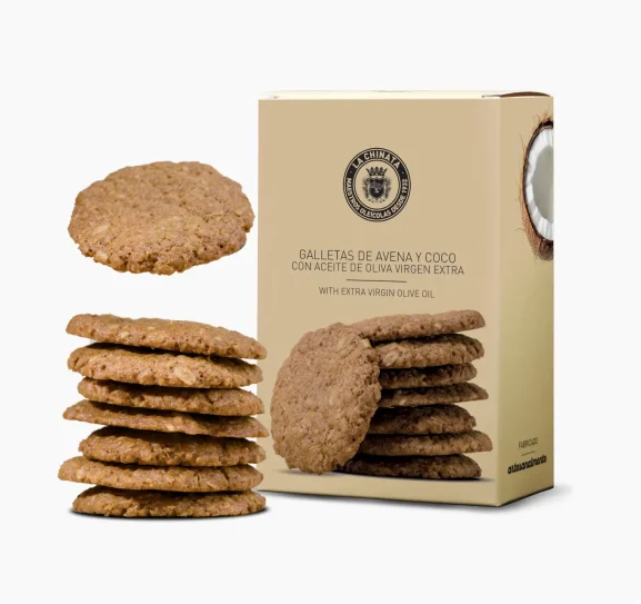 Galletas de Avena con Coco y Aceite de Oliva Virgen Extra | Grupo Gourmets