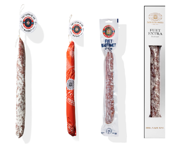 Fuet extra bastonet de Vic de Casa Riera Ordeix | Grupo Gourmets