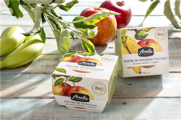 Postres de fruta BIO elaborados con manzanas ecológicas de cosecha ...