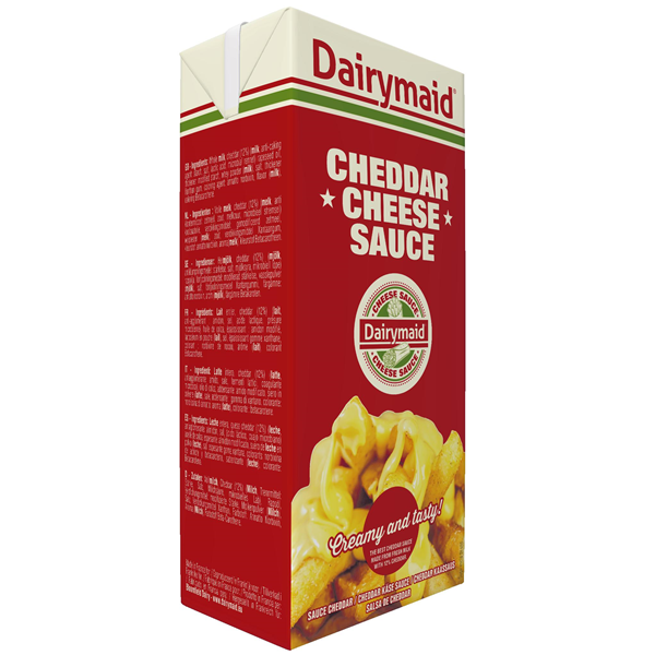 SALSA CHEDDAR UHT DAIRYMAID | Grupo Gourmets