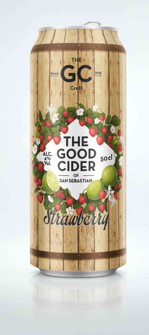 THE GOOD CIDER OF SAN SEBASTIAN STRAWBERRY. ¡TU NUEVA SIDRA DE SABORES ...