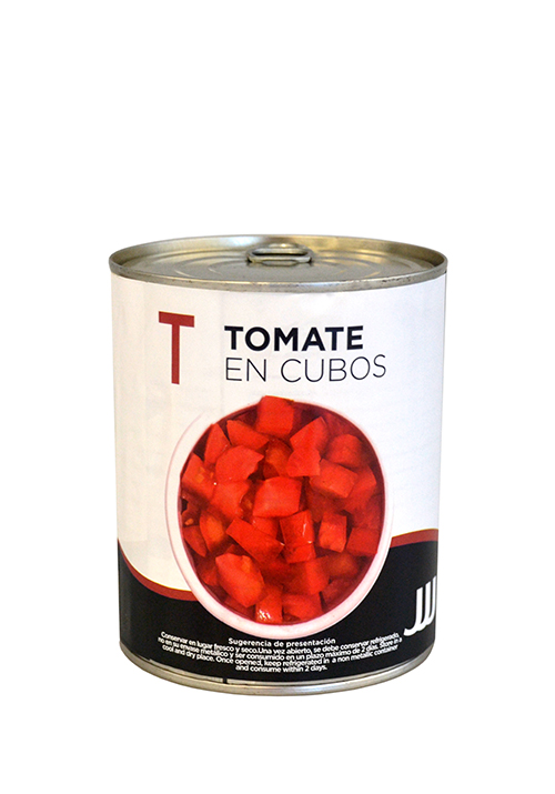 Tomate troceado lata 1kg | Grupo Gourmets